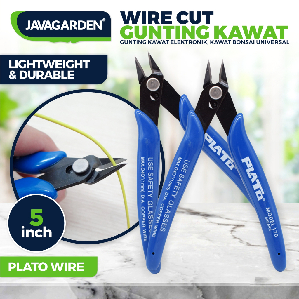 Jual JAVAGARDEN - Tang Potong Kawat Bonsai Aluminium Mini PLATO Gunting ...