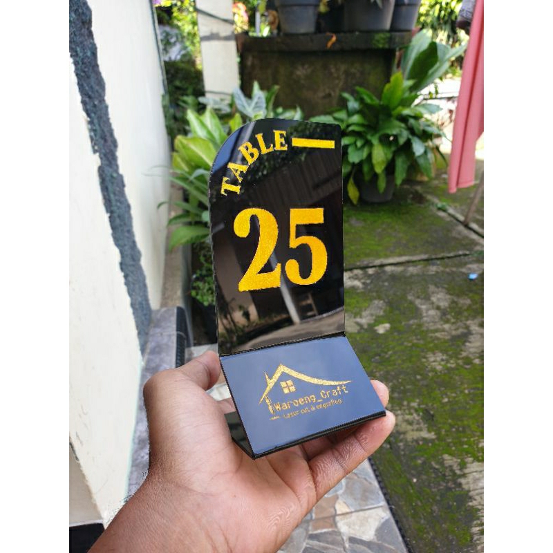 Jual NOMOR MEJA AKRILIK/NOMOR MEJA CAFE/NOMOR MEJA CUSTOM/NOMOR MEJA ...