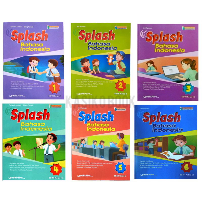 Jual Kurikulum Merdeka Splash Bahasa Indonesia SD Kelas 1 2 4 5 ...