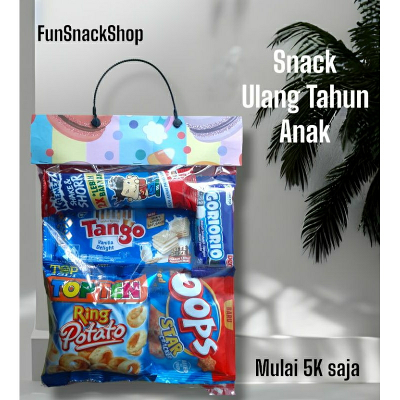 Jual Paket Snack Ulang Tahun Serba Biru Goceng | Shopee Indonesia