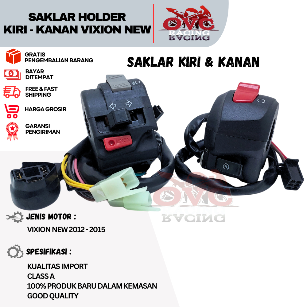 Jual Saklar Holder VIXION NEW KIRI KANAN - SAKLAR HOLDER SWITCH HANDLE ...
