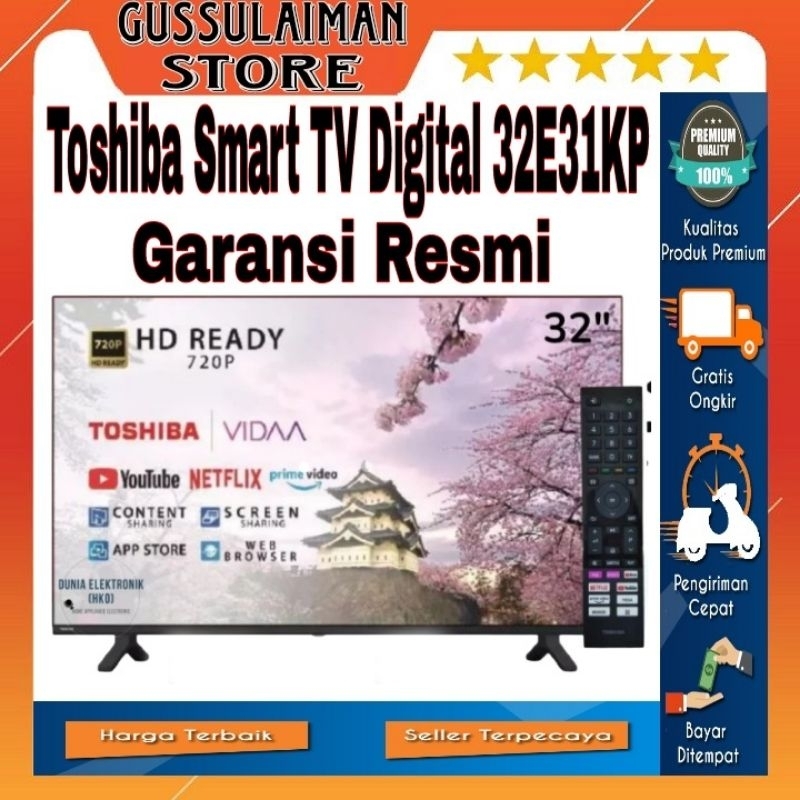 Jual Led TV Toshiba 32E31KP 32 Inch HD Smart TV Digital Garansi Resmi ...