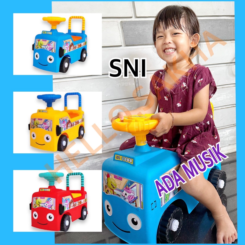 Jual MAINAN SHP 570 AYO BUS BISA DINAIKI UKURAN BESAR GEDE ADA MUSIK ...