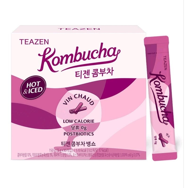 Jual [10 Sachet] Teazen Kombucha Tea Korea/ Teh Detoks Diet | Shopee ...