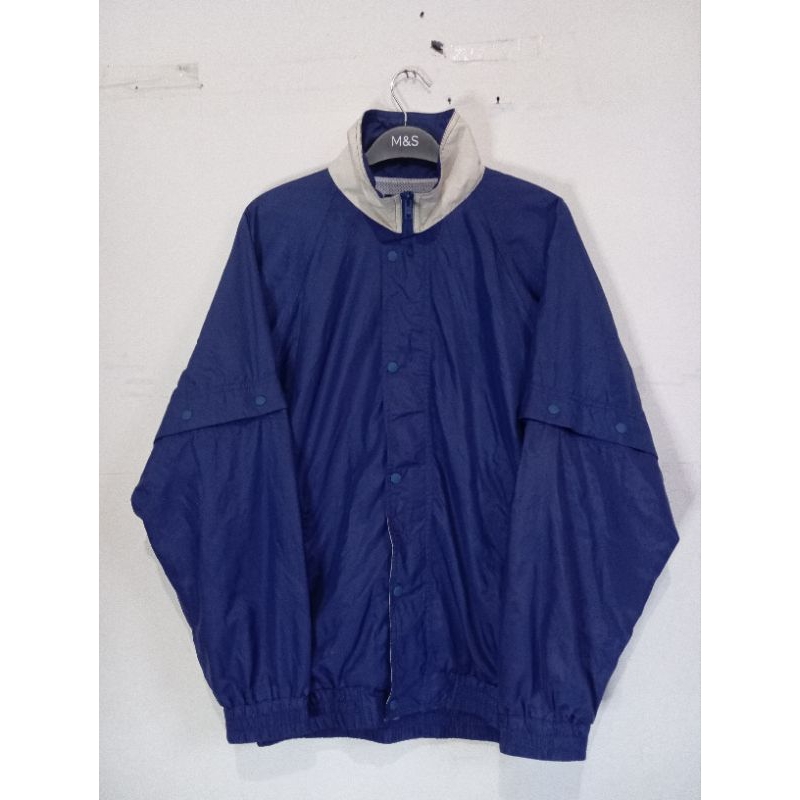 Jual Jacket Casual Windbreaker Merek Taylor Made Warna Biru Bahan ...