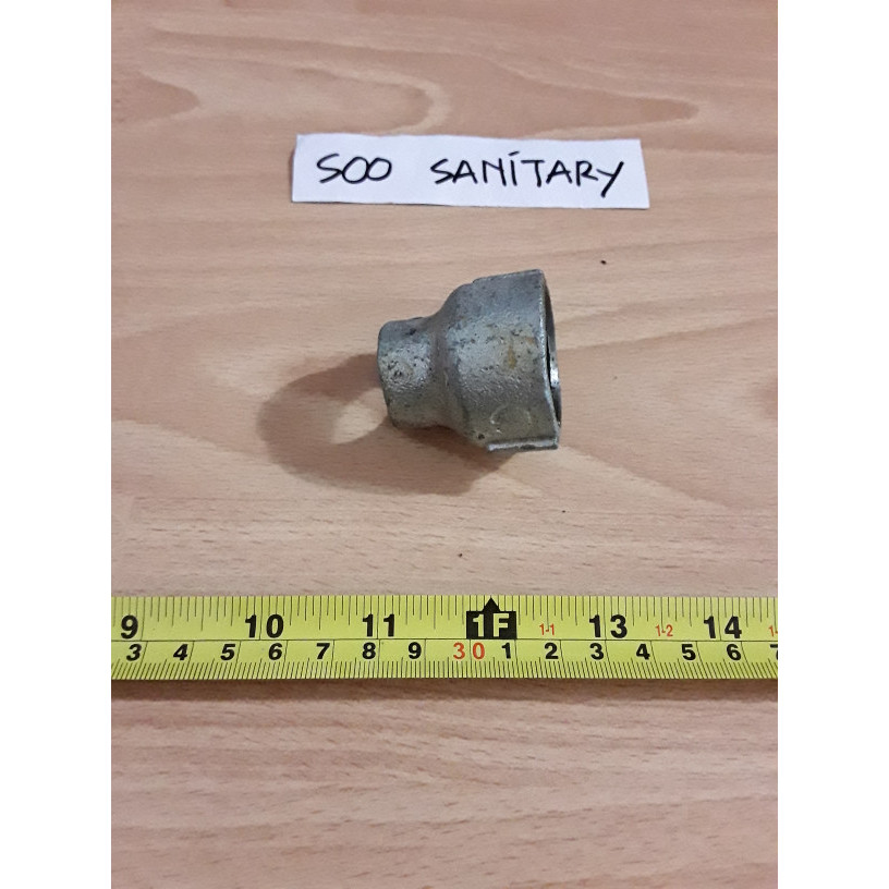 Jual Verlop Socket Besi 1" x 1/2" Galvanis - Sock Galunggung Drat Dalam ...