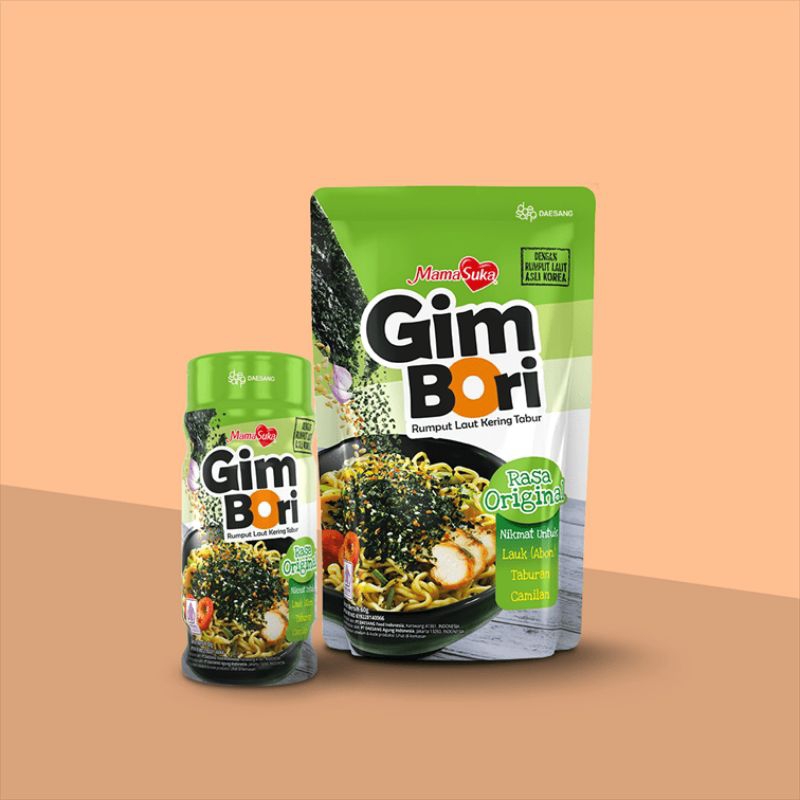 Jual Gim Bori Mamasuka Nori Rumput Laut Kering Tabur Rasa Original ...