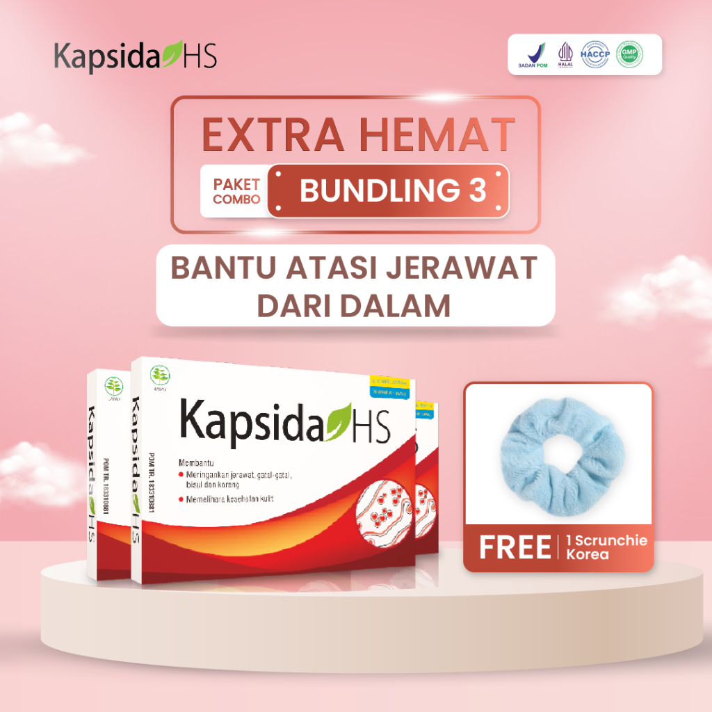 Jual Kembang Bulan Kapsida HS 12 Kapsul FREE SCRUNCHIE KOREA - Obat ...