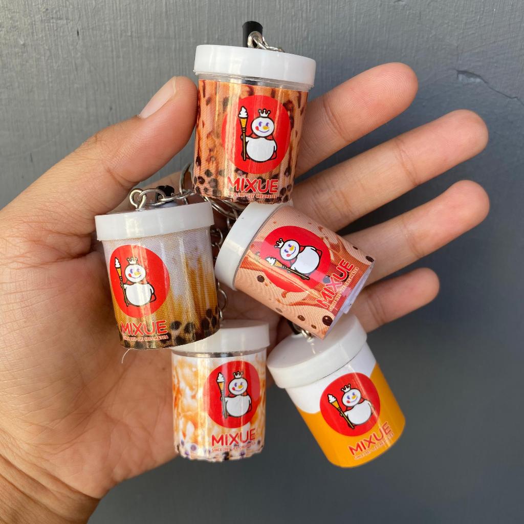 Jual (‼️MIN ORDER 5PCS‼️) Gantungan Kunci Miniatur Mixue | Shopee Indonesia