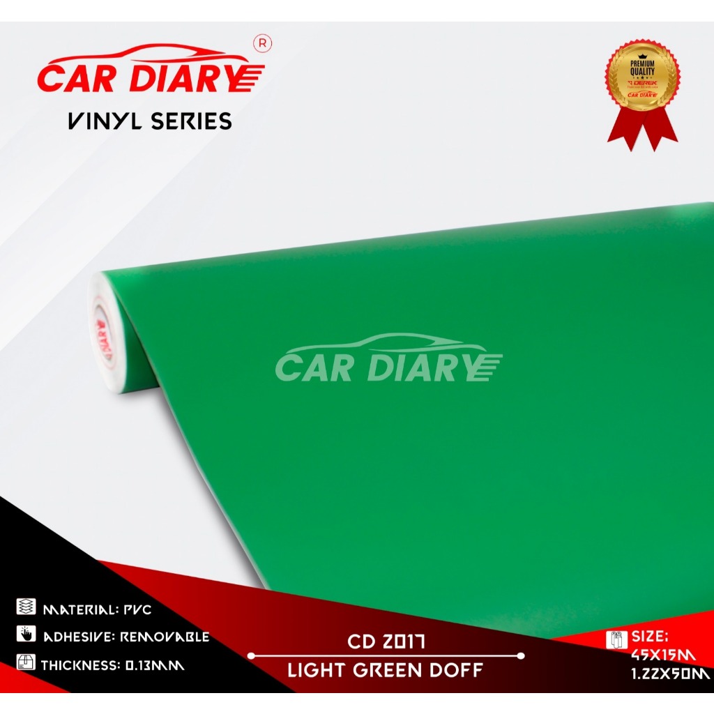 Jual STIKER DEREK VINYL LIGHT GREEN DOFF / VINIL CAR DIARY / STICKER ...