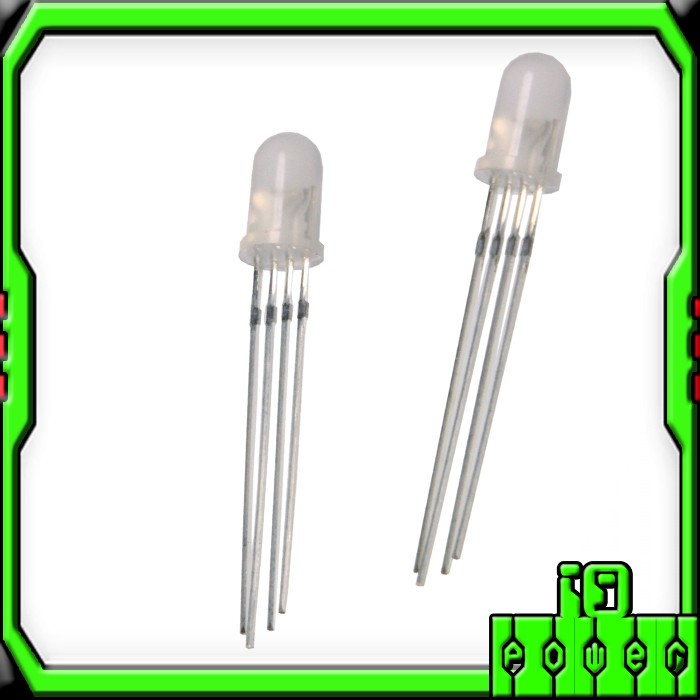 Jual RGB LED RGB 5mm Common Cathode 4 Pins Tri Color Diffused | Shopee ...