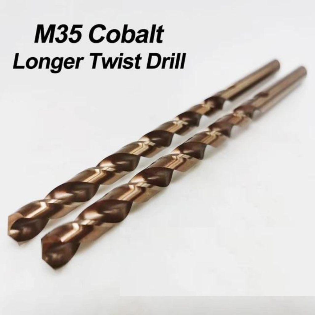 Jual MATA BOR HSS CO LONG COBALT 5% TWIST DRILL BOR BESI BAJA STAINLESS ...