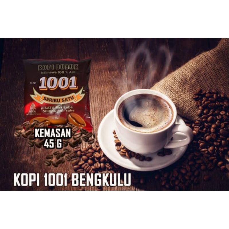 Jual kopi 1001 kemasan 45g (Dapat 2 bungkus) | Shopee Indonesia