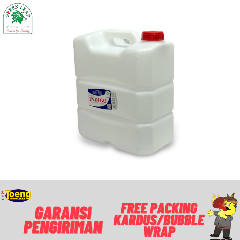Jual JERIGEN PUTIH SEGI 10L INDIGO 0310 GL | Shopee Indonesia