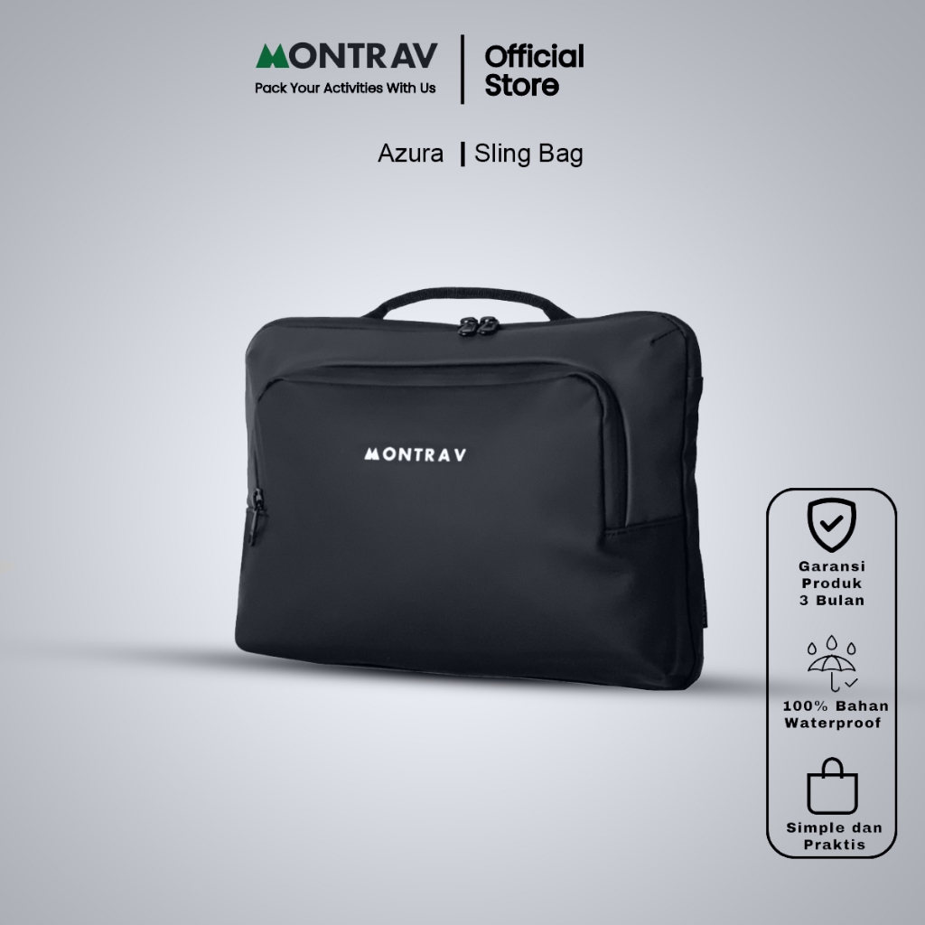 Jual MONTRAV - Azura Tas Tablet 12 Inch - Tas Selempang Sling Bag Anti ...