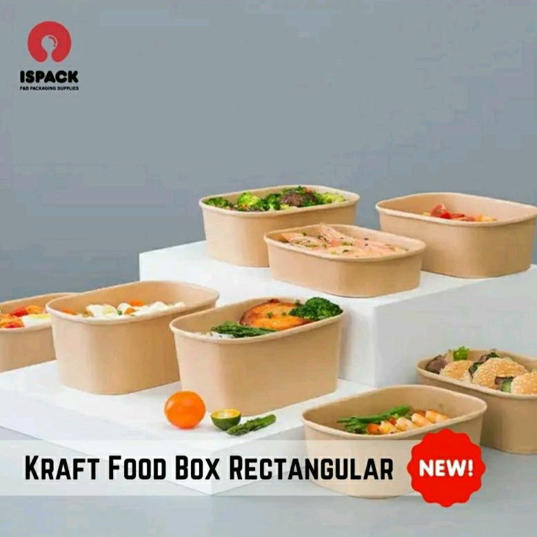 Jual Kraft Food Box / Kraft Food Container 500ml | Shopee Indonesia