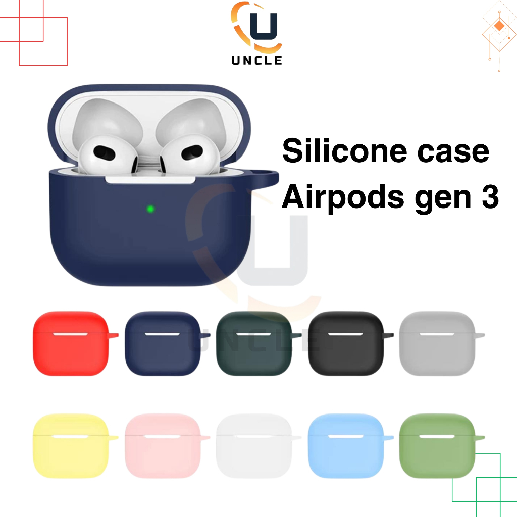 Jual Case TWS Airpods Gen 3 Silicone Case Gratis HOOK Soft Case TWS Gen ...