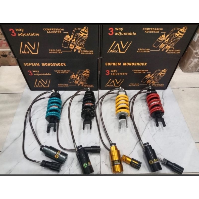 Jual MONOSHOCK HONDA CB 150R CBR 150 R NUI RACING 2 TABUNG PISAH 3 KLIK REBOUND MONOSHOCK CB150 ...