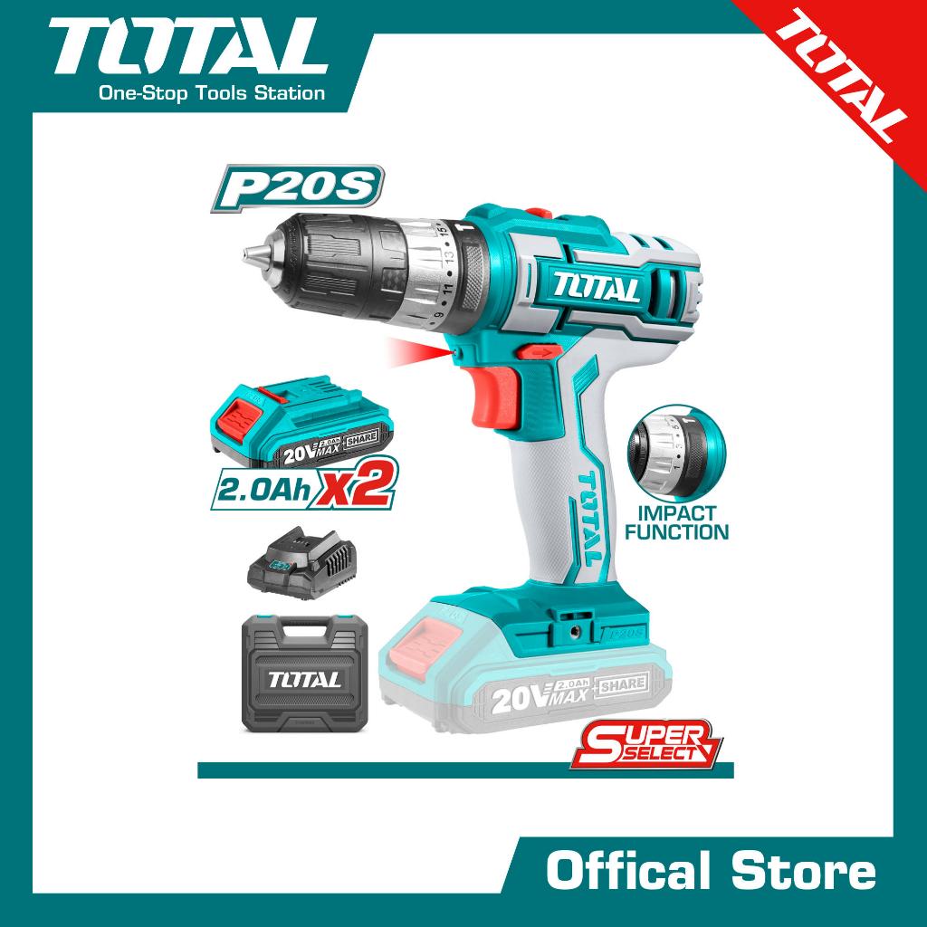 Jual Bor Baterai Beton/Lithium-ion impact drill 45NM/10MM TOTAL ...