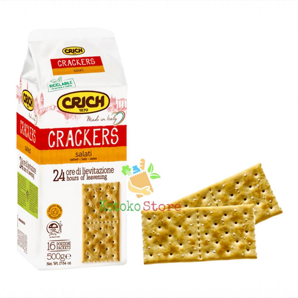 Jual Crich Crackers Salati / Crich Crackers Salted / Biskuit Asin Crich ...