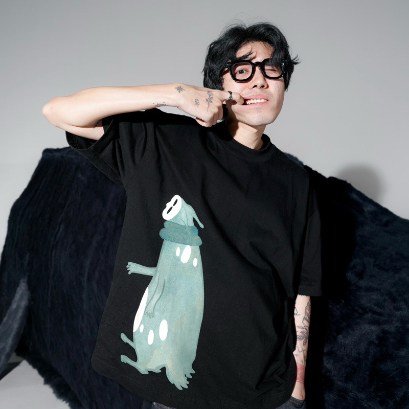 Jual LIL PUBLIC Oversize Heavyweight T-shirt Ishigami “Higashino series ...