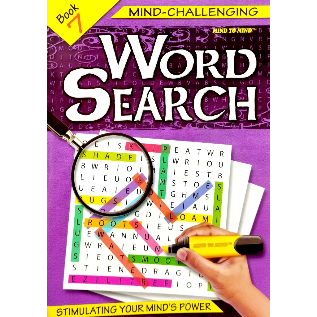 Jual [Mind to Mind] Word Search Mind-Challenging Book 7 160 Pages ...