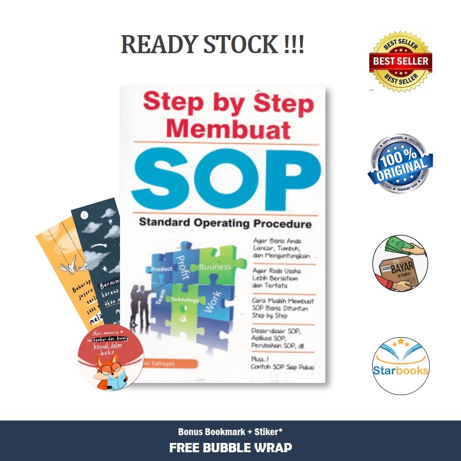 Jual Buku Step By Step Membuat SOP (Standard Operating Procedure ...