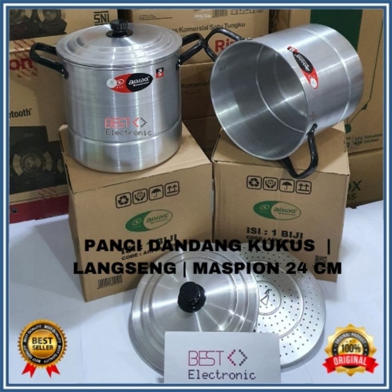 Jual Panci Dandang Kukus B / Besar 24 cm Aluminium Maspion / Panci ...