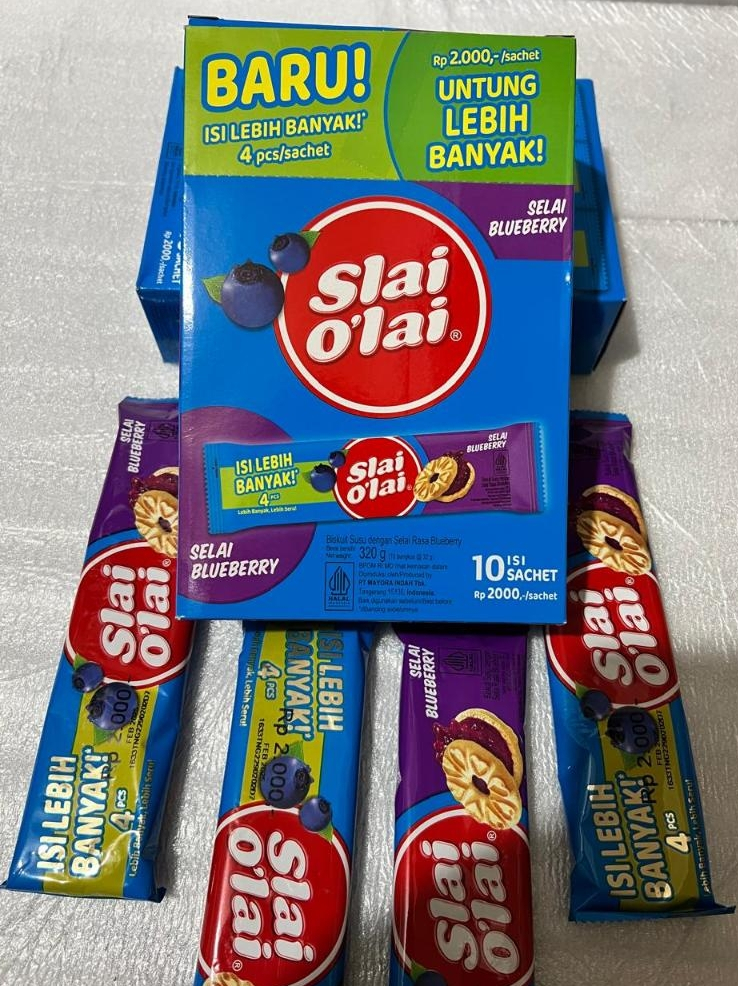 Jual Biskuit Slai Olai (1 Box Isi 10 Pcs @ 32 gr) | Shopee Indonesia