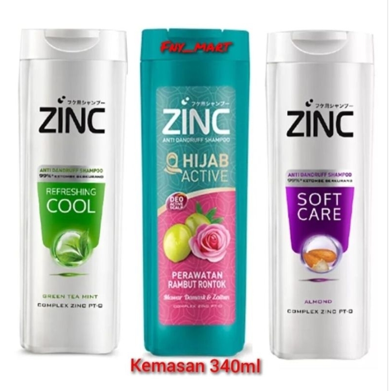 Jual Zinc Shampoo Botol 340ml | Shopee Indonesia