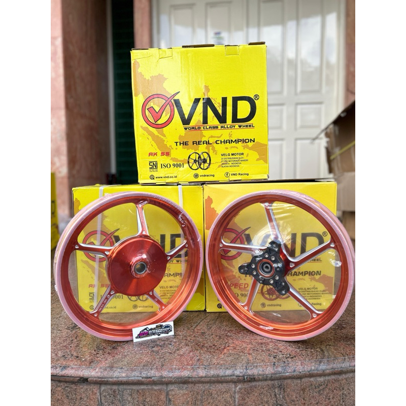Jual VND Velg Racing AK 55 185x14 & 215x14-Aerox 155/ All New Aerox | Shopee Indonesia
