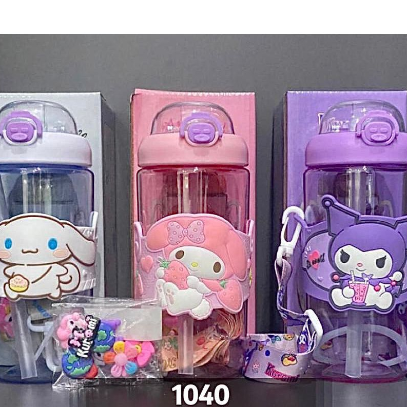 Jual botol kuromi/thumbler kuromi,my melody?cinnamorol terbaru free ...
