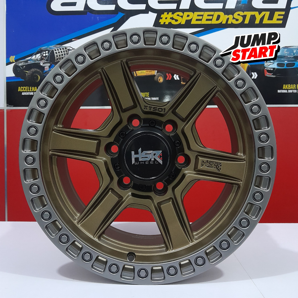 Jual Hsr xts r16 hilux triton teranno baut 6x139,7 lebar 8 offset 0 ...