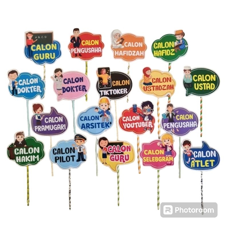 Jual ACC PHOTOBOOTH PROFESI/ PHOTO PROPS PROFESI ANAK TK ISI 18 ...