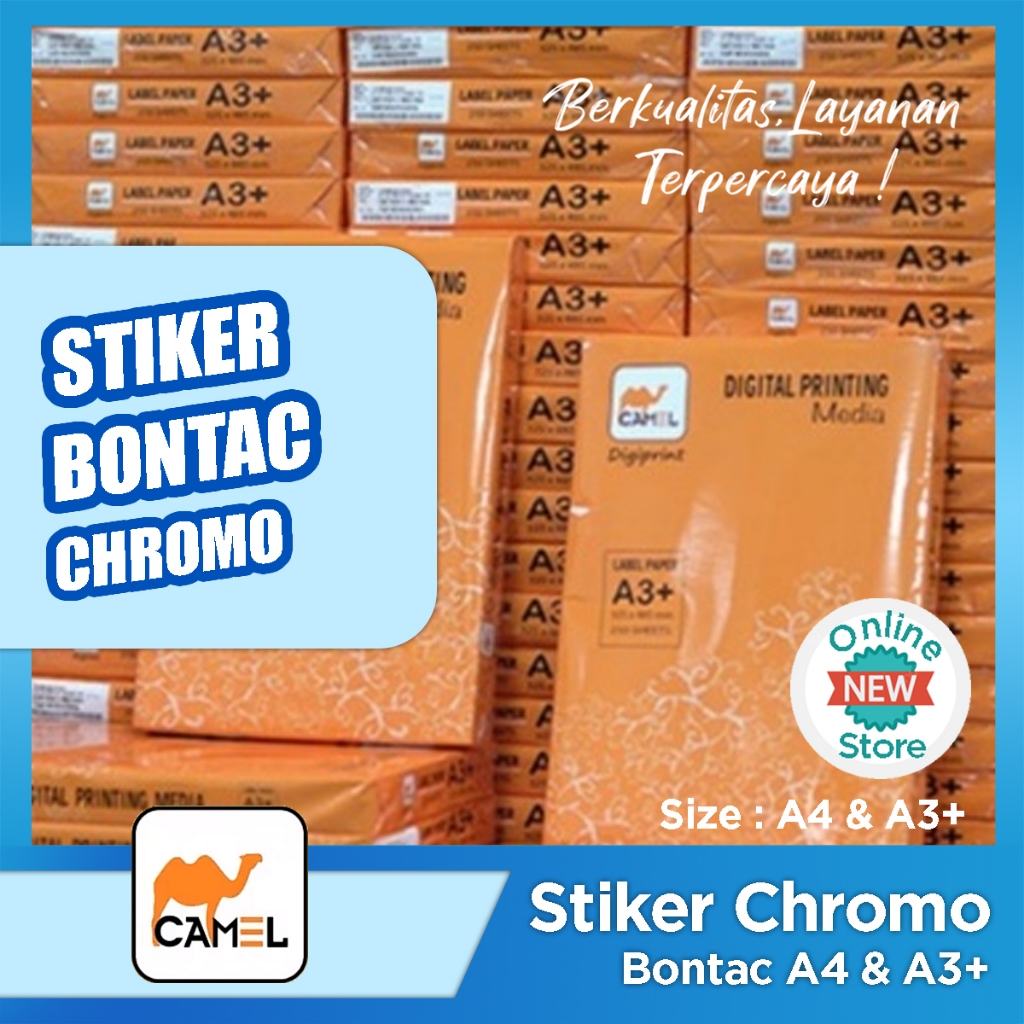 Jual Stiker Bontak CAMEL A3+ / Stiker Chromo Bontac A3+ / Stiker Kromo ...