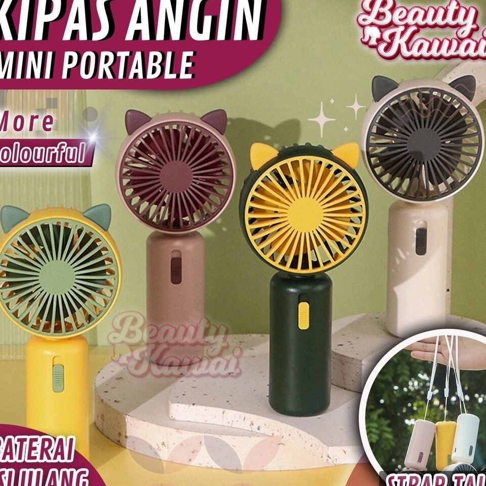 Jual ClD KIPAS ANGIN MINI KARAKTER USB Lucu Rechargeable Fan | Shopee ...
