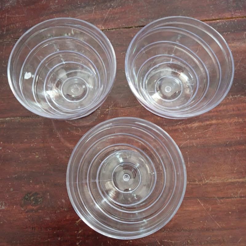 Jual Gelas ice cream crystal / gelas es buah / gelas es teler / gelas ...