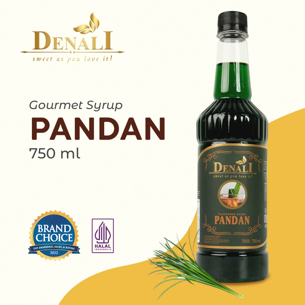 Jual Denali - Syrup Pandan 750ml - Sirup Minuman Rasa Pandan | Shopee ...