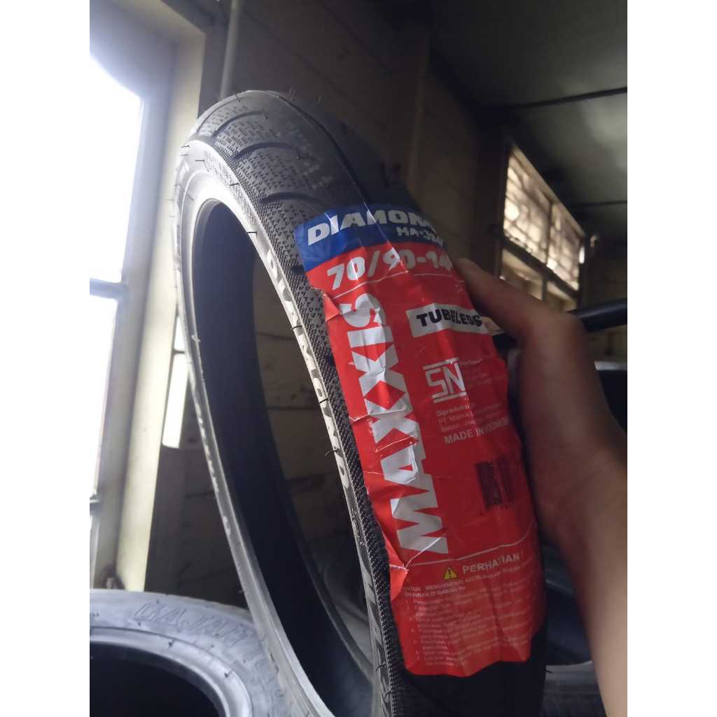 Jual Ban Sepeda Motor Maxxis Diamond Tubeless ukuran 70/90-14, 80/90-14 ...
