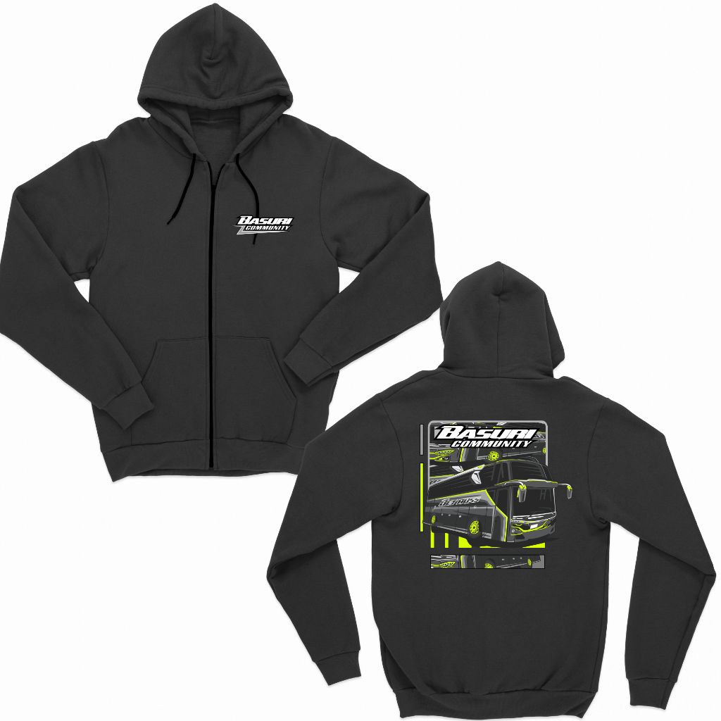 Jual JAKET ZIPPER BUS MANIA BASURI COMUNITY BIG SIZE JUMBO | Shopee ...
