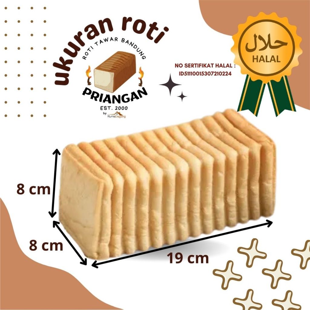 Jual Roti Tawar Bandung / Roti Tawar Kasino / Roti Bakar Bandung ...