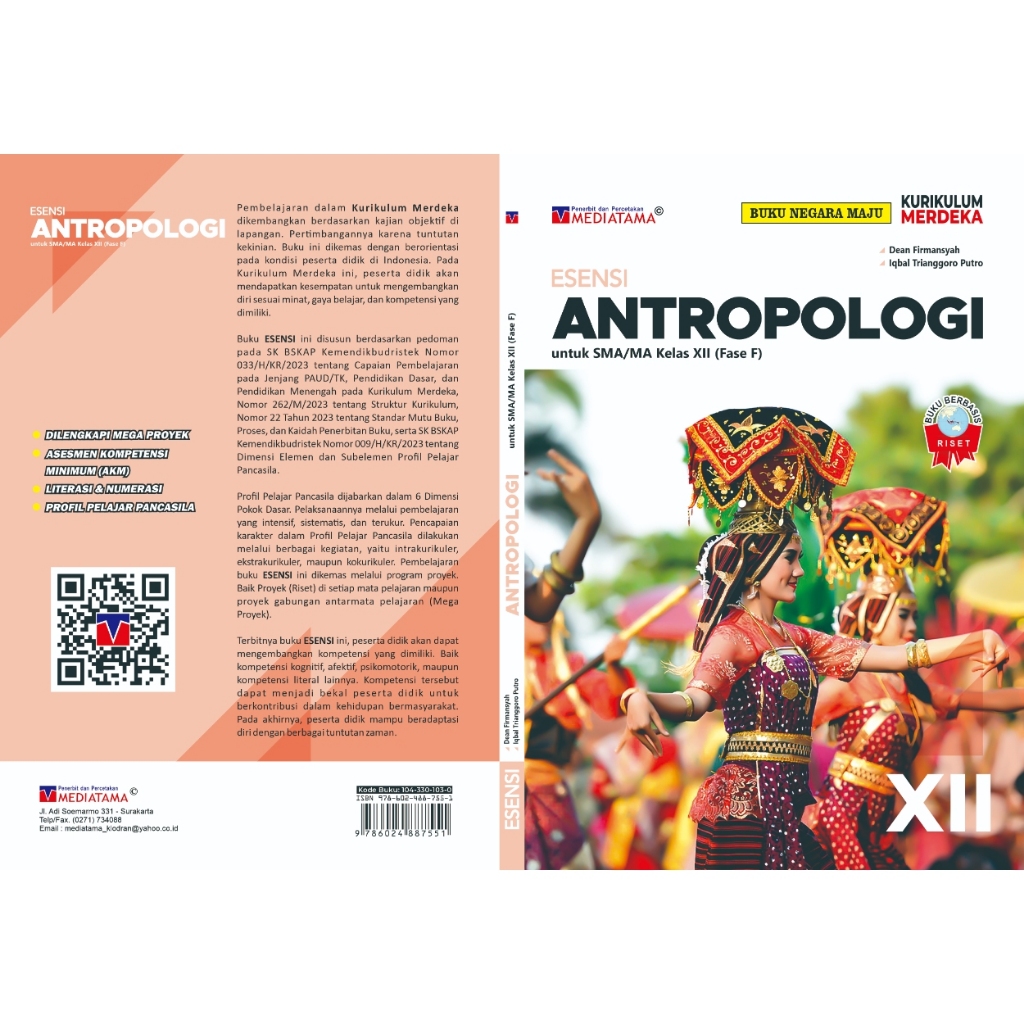 Jual ESENSI Antropologi SMA/MA Kelas XII (Fase F) Kurikulum Merdeka Buku Berbasis Riset | Shopee ...
