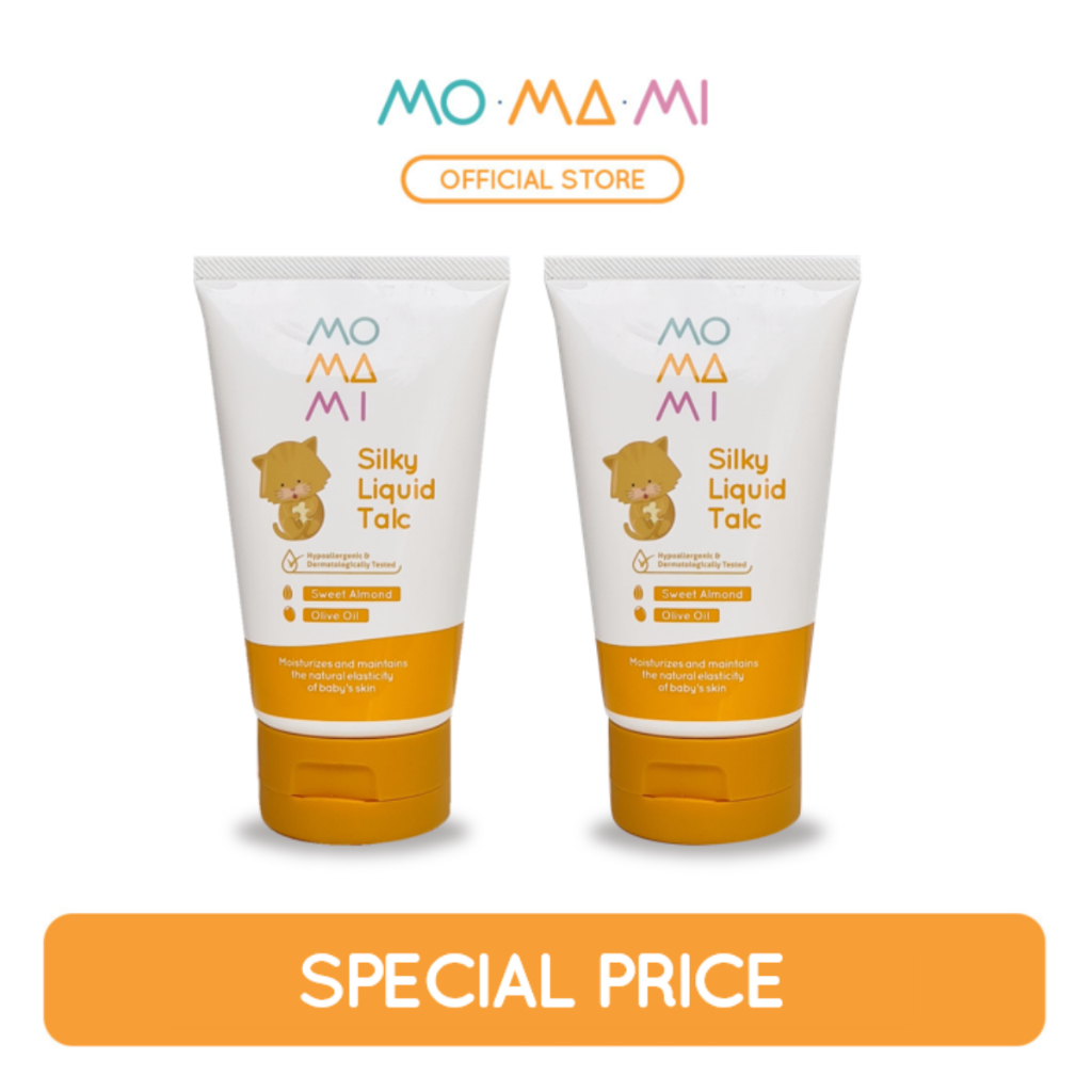 Jual Momami Baby Bundle Silky Liquid Talc - Lotion & Cream Bayi (2 Pcs ...