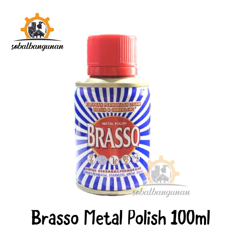 Jual BRASSO Metal Polish 100ml Pengkilap Logam | Shopee Indonesia