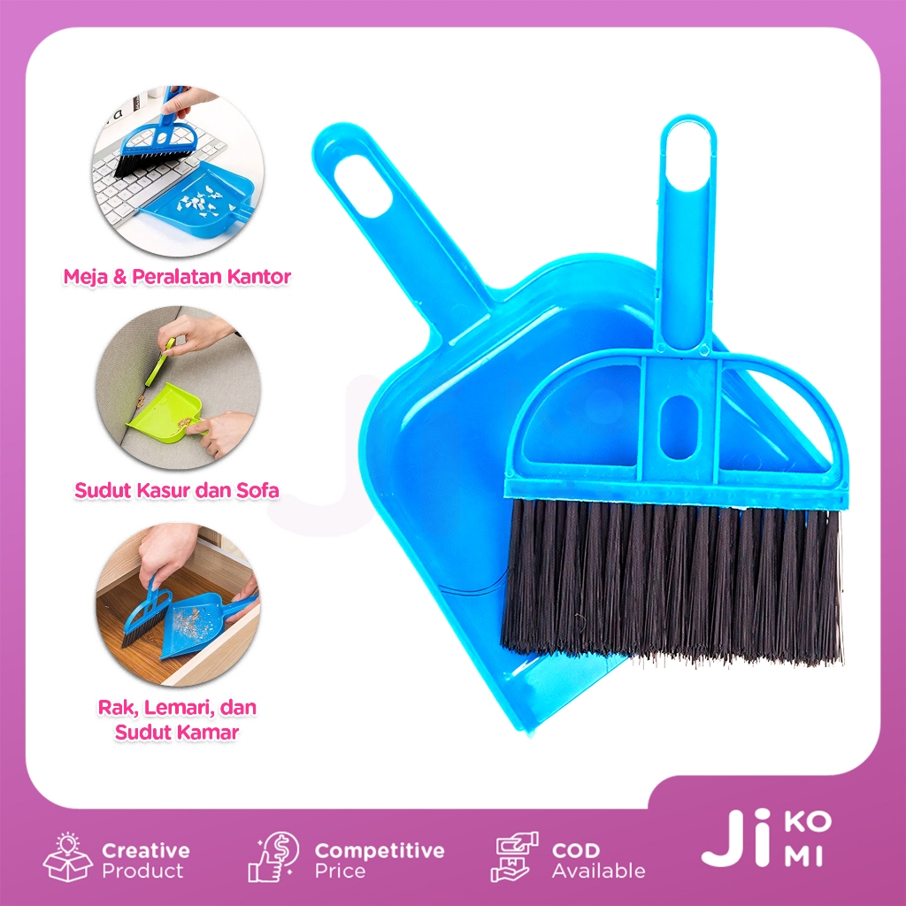Jual SAPU MINI Warna Warni Rumah Tangga - Mini Dustpan Set - JI ...