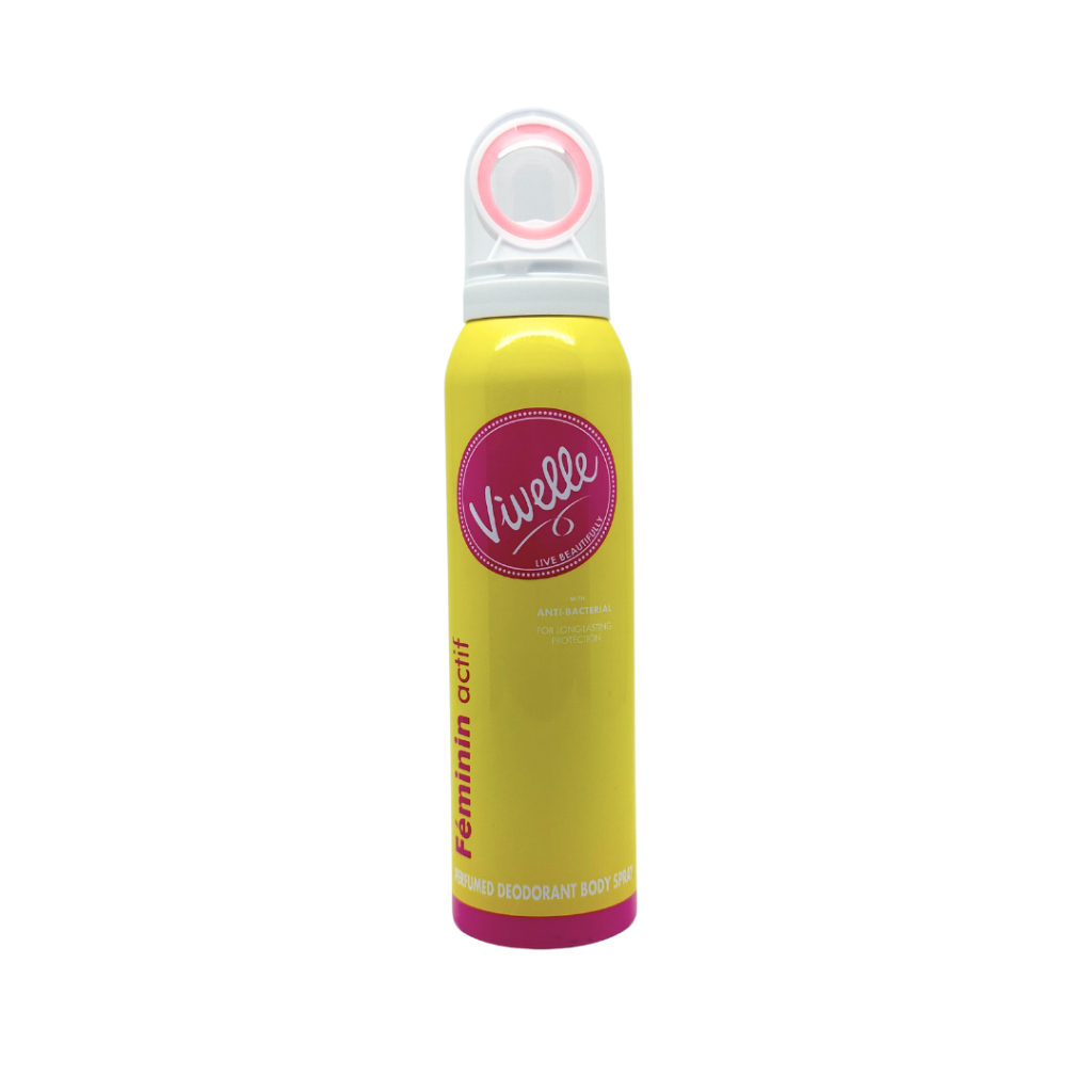 Jual Vivelle Body Spray Deodorant Perfumed With Anti Bacterial 150 ml ...