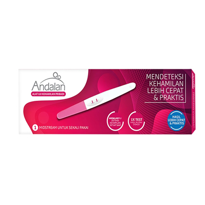 Jual ANDALAN COMPACT PREGNANCY TEST MIDSTREAM ALAT UJI KEHAMILAN ...