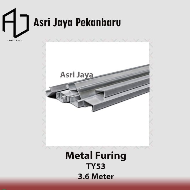 Jual Metal Furring TY-53 Furing System Rangka Penggantung Plafon Gypsum | Shopee Indonesia