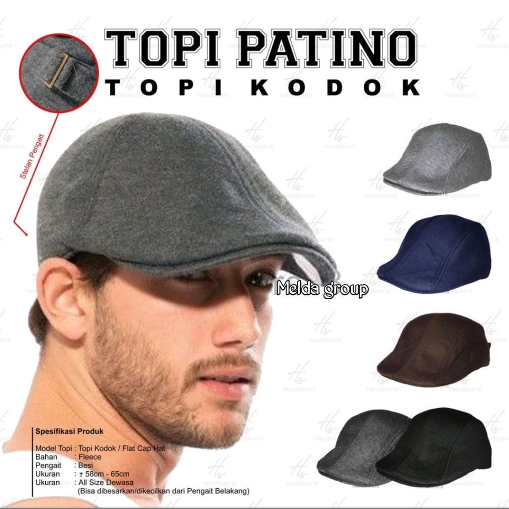 Jual Topi Kodok Patino Pat Pendek Terbaru 2024 Hat Pria Dan Wanita ...