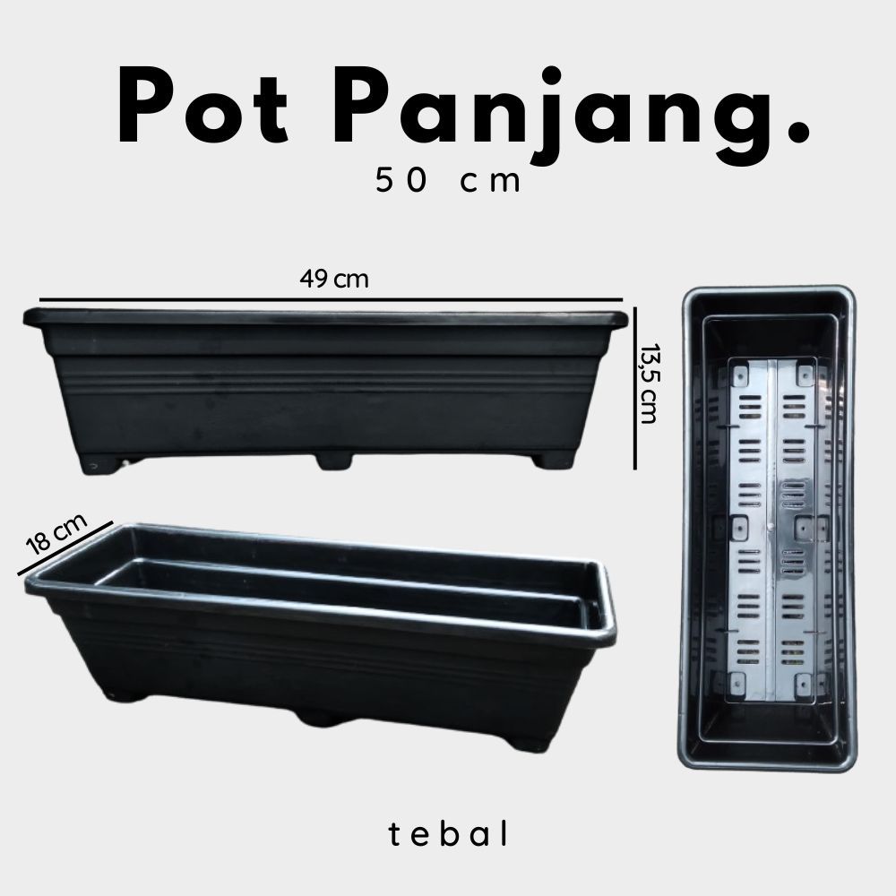 Jual Pot Tanaman Panjang | Shopee Indonesia